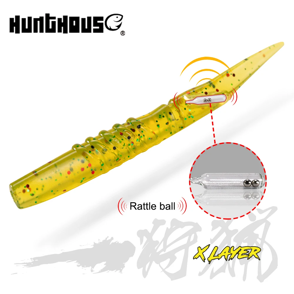 Hunthouse-Rattlesnake-XLayers-Soft-Silicone-Lure-6pcs-With-Rattles ...
