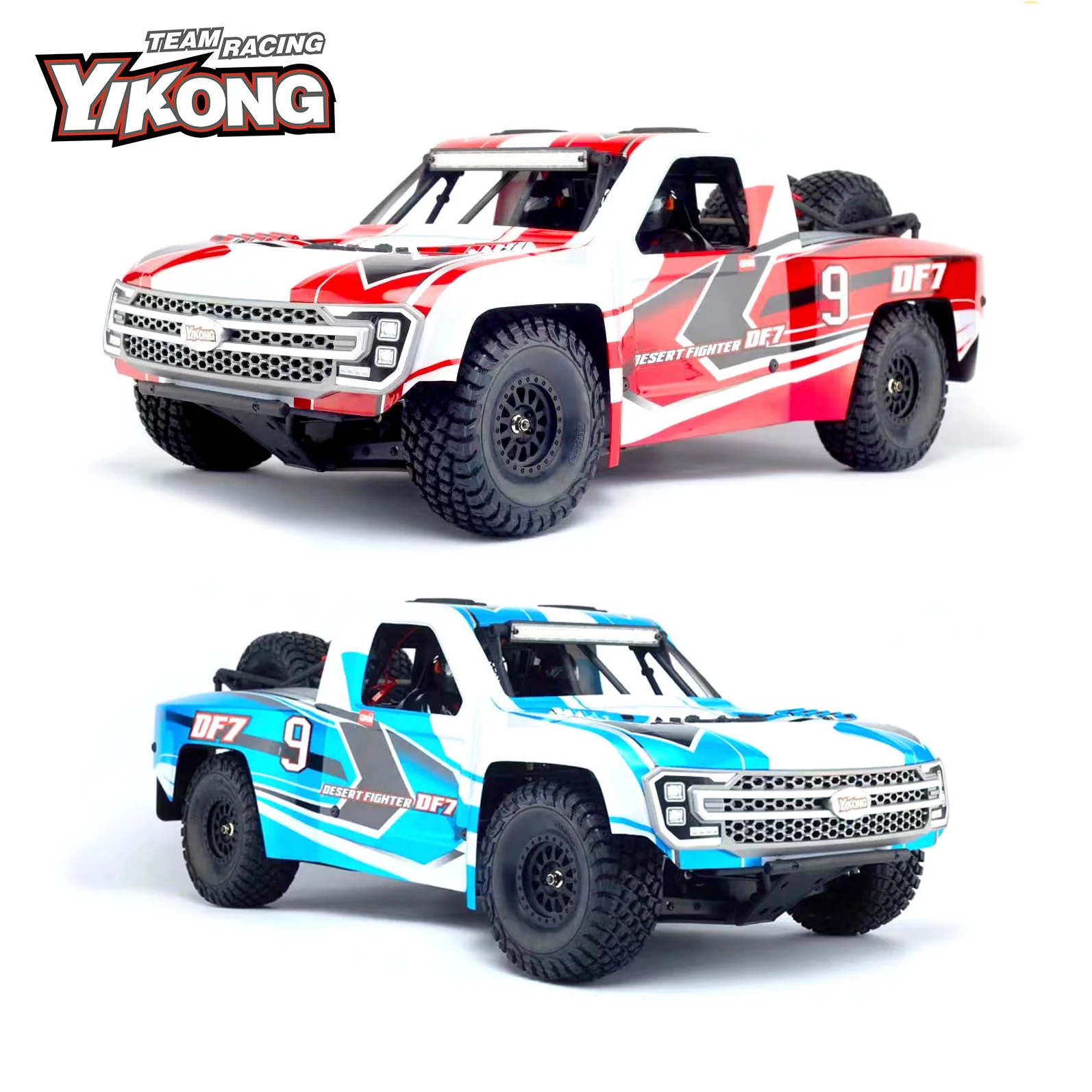 YIKONG DF7 V2 1/7 RC Off-road Car 4WD Remote Control Desert Crawler ...