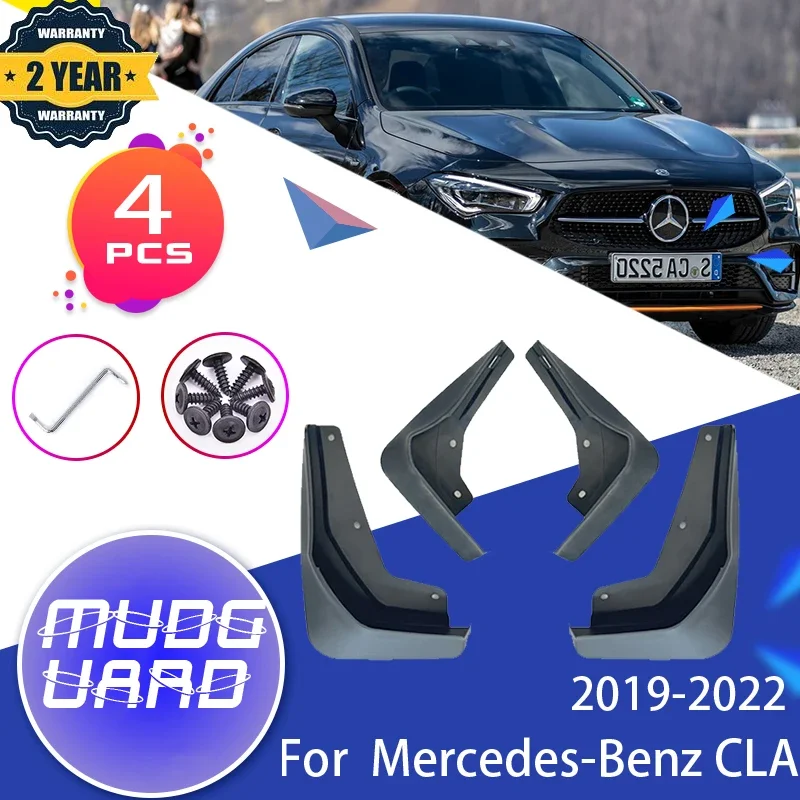 Mudflap-Mudguard-Fender-For-Mercedes-Benz-CLA-C118-W118-2019-2020-2021 ...