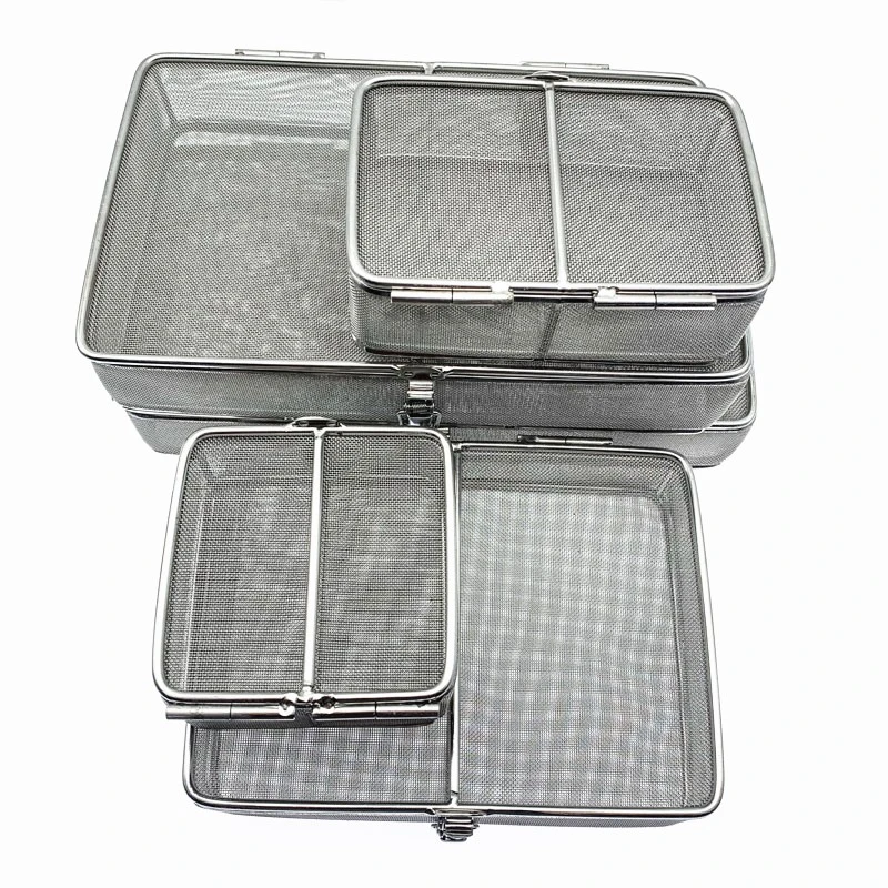 Sterilization Baskets porous with Lid Disinfection Net Basket high ...