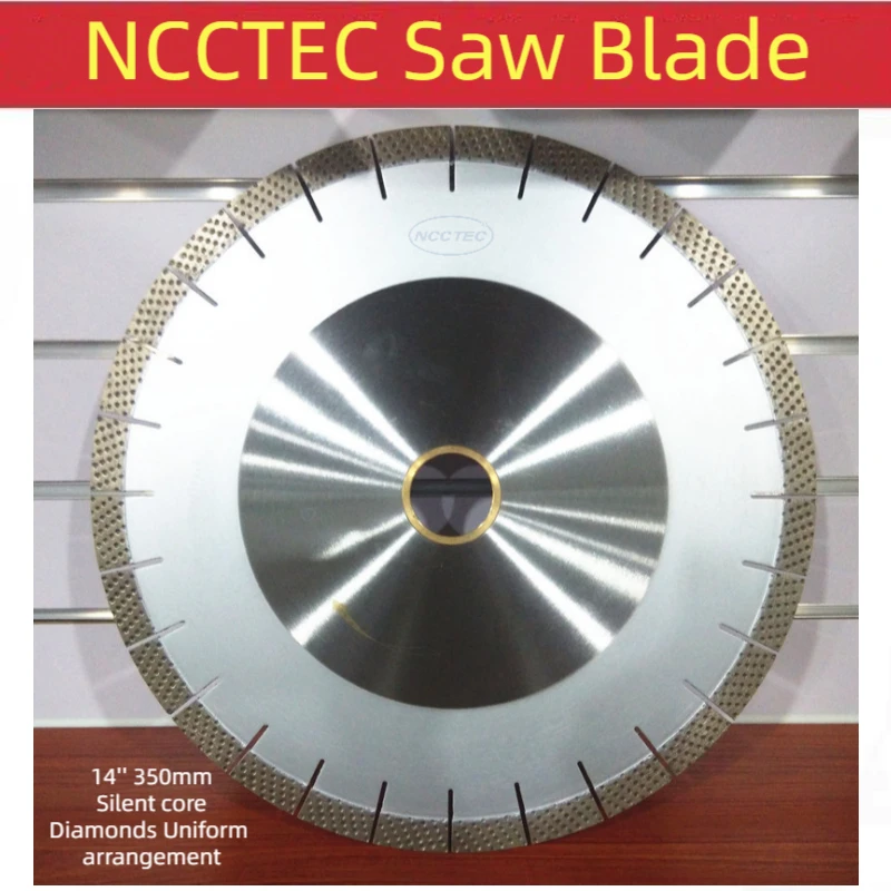 14'' Diamond Uniform Arrangement Silent Core Base Wet Saw Blade | 350mm ...