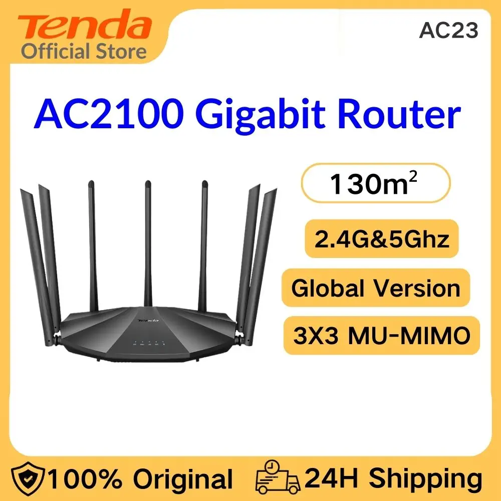 Tenda-WIFI-Wireless-Router-AC23-2-4G-5Ghz-Wifi-range-extender-with-7 ...
