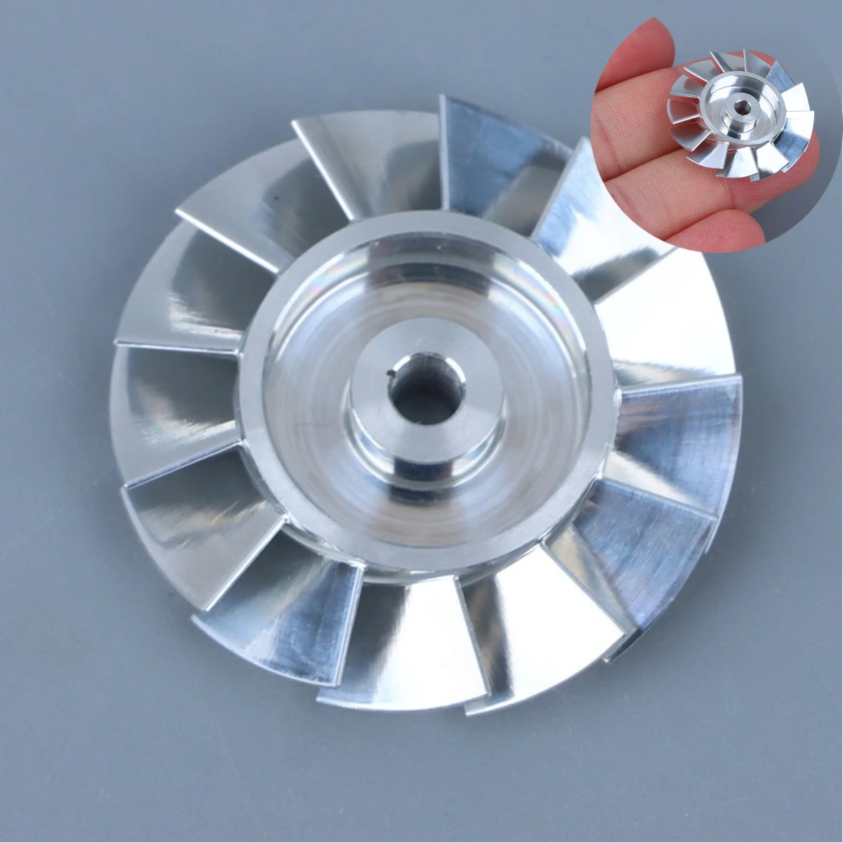 1PCS-CNC-Machined-High-Precision-Aluminium-Impeller-Repair-Accessory ...