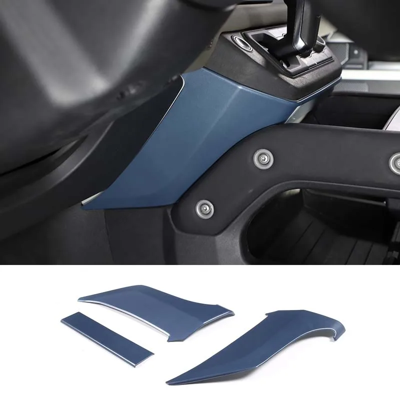 Center-Console-Knee-Side-Panel-Impact-Protection-Trim-Cover-Sticker-Kit ...