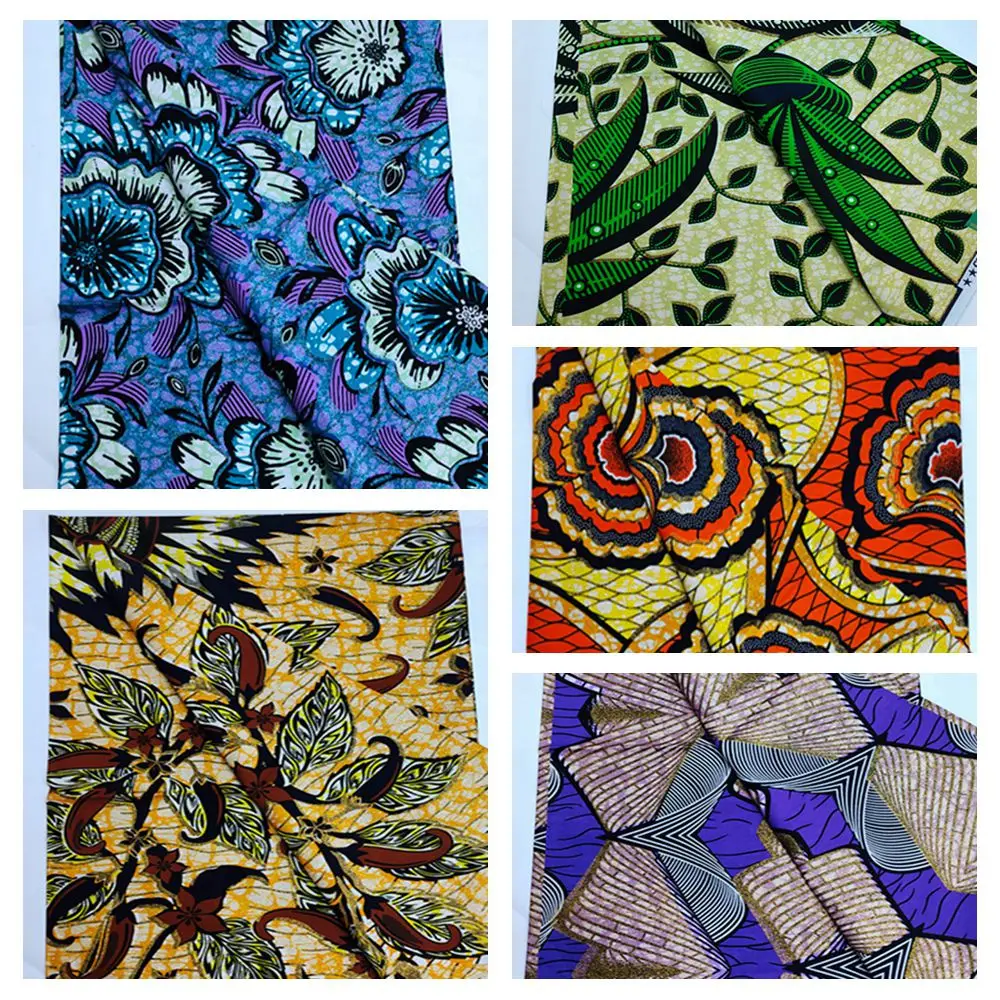 New-African-Grand-Ankara-Wax-Fabric-Pagne-Loincloth-Prints-Batik-Glitter-Golden-Soft-Cotton ...