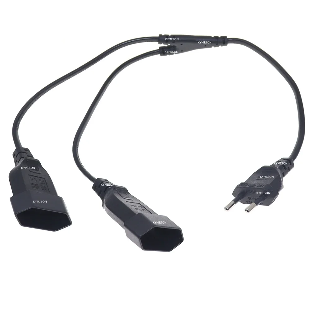 CEE7-16-EU-2-Prong-Male-to-Female-Dual-Output-2-Ways-Outlet-Extension ...