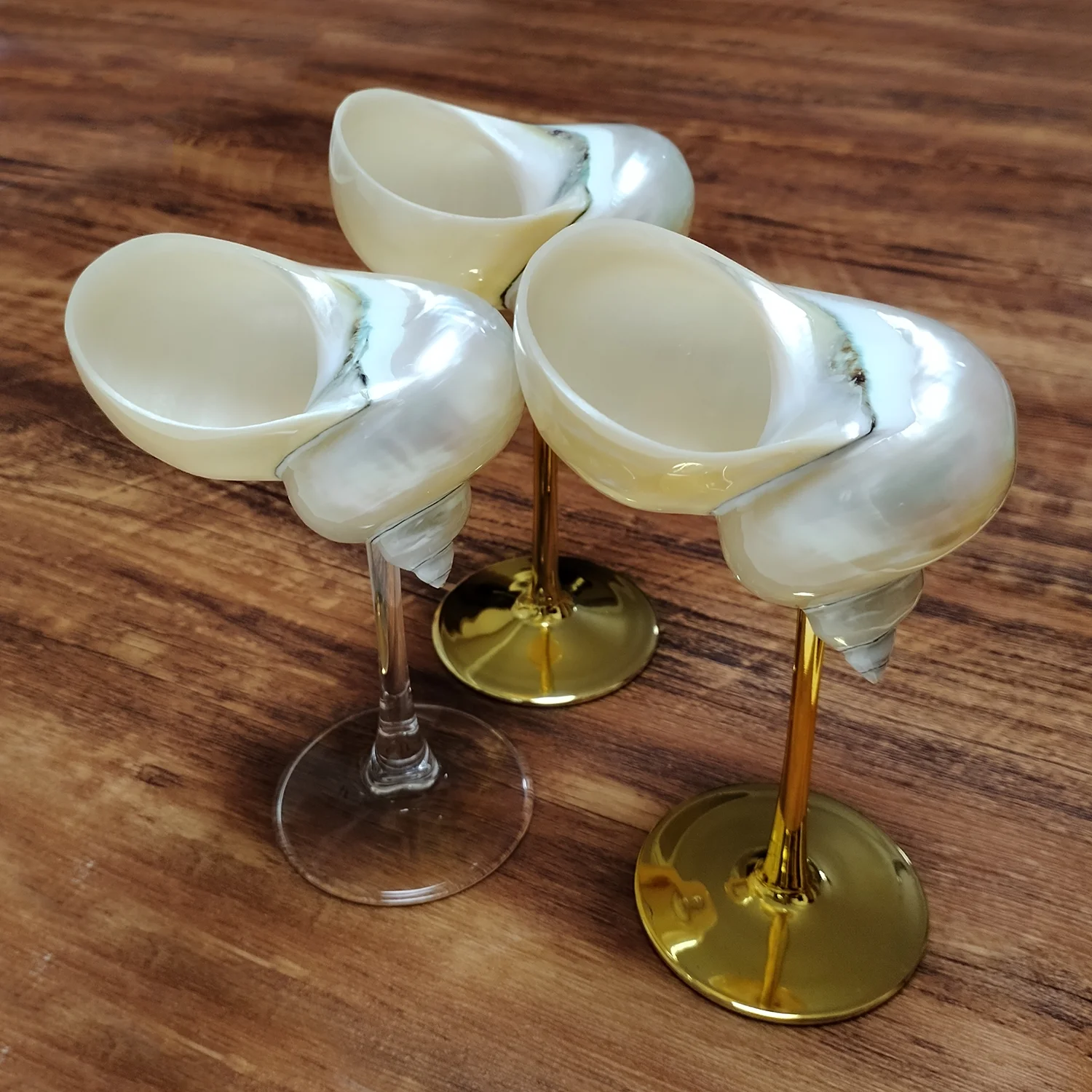 Natural-Conch-Shell-Wine-Glass-Cup-Handmade-Wedding-Glasses-Martini ...