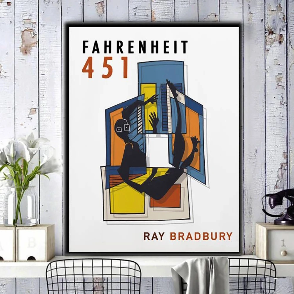 Fahrenheit 451 Book Cover Poster