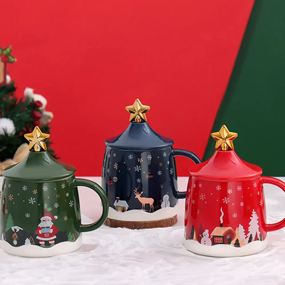 Variety-Of-Options-Christmas-Creative-Trend-Mug-With-Lid-And-Spoon ...