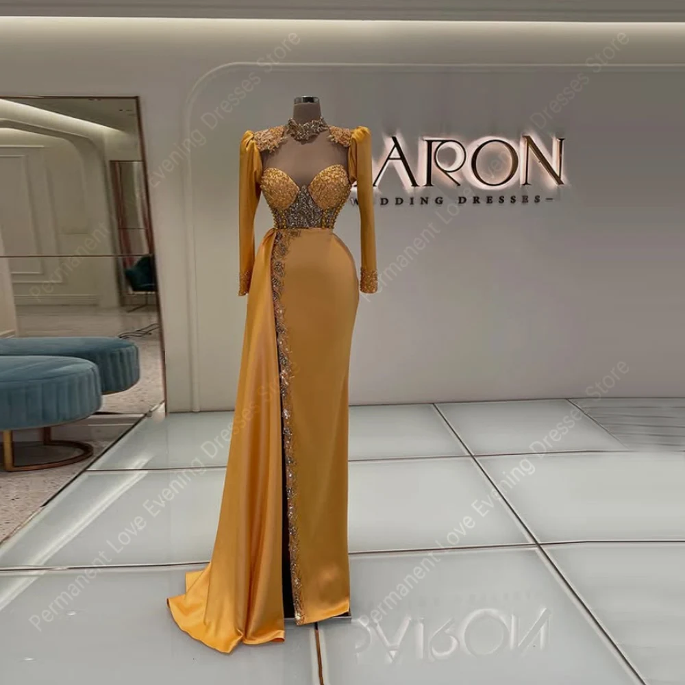 Sweetheart Collar Women Evening Dresses High Quality Satin Prom Gowns ...
