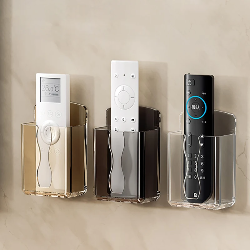 Air-Conditioner-Remote-Holder-Universal-White-Wall-Mounted-Box-Storage ...