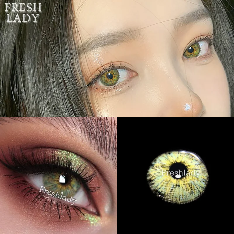 UYAAI-1Pair-Colored-Contact-Lenses-Beauty-Color-Pupils-For-Eyes-Natural ...