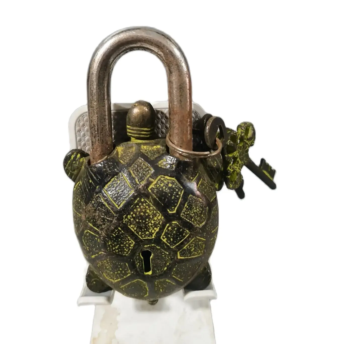 Metal-pure-copper-turtle-lock-with-key-old-copper-lock-door-lock ...