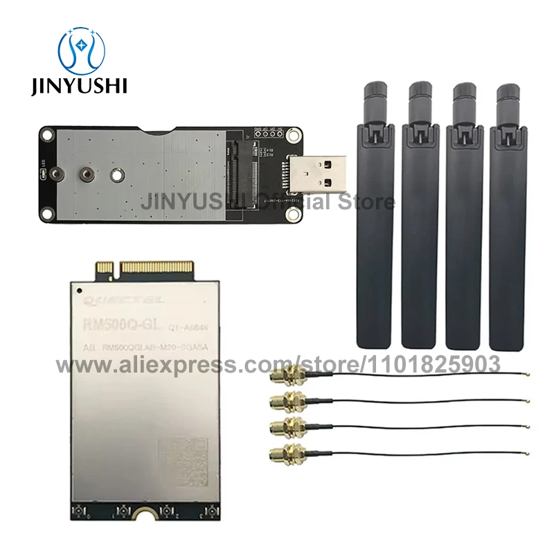 Quectel RM500Q-GL 5G Modem M.2 module with USB 3.0 adapter SIM card ...