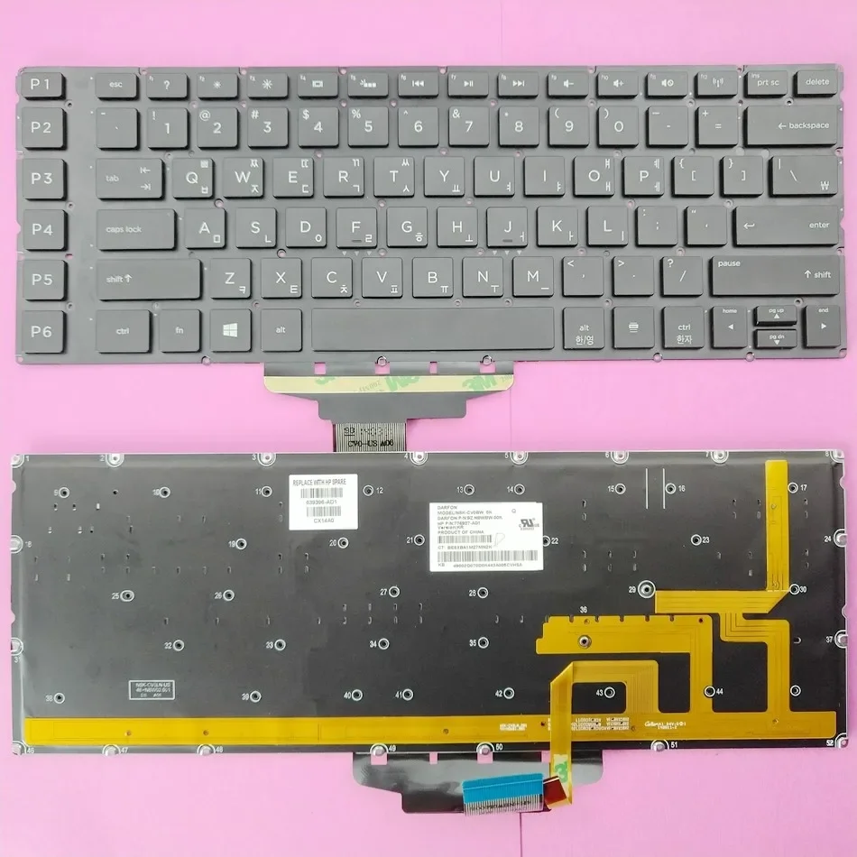 Korean-Backlit-Laptop-Keyboard-For-HP-Omen-15-15-5000-15-5100-15-5200 ...