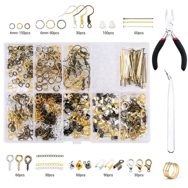 Alloy Accessories Jewelry Findings Set Jewelry Making Tools Copper Wire ...