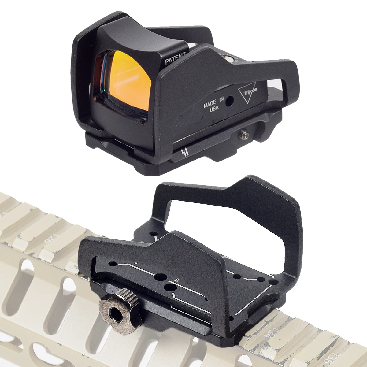 Tactical REX Reflex Exoskeleton Mount For Trijicon RMR DOCTER Delta ...