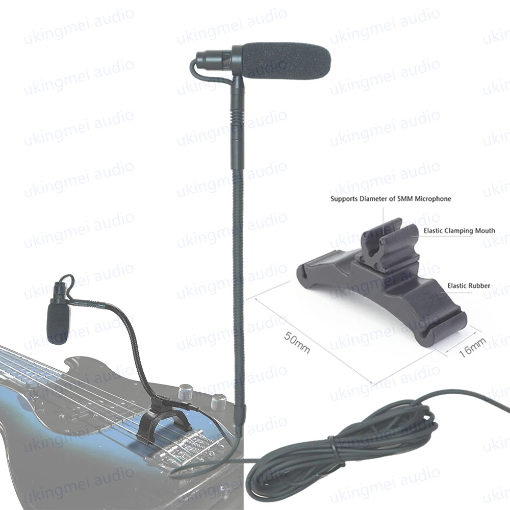 Musical-Instrument-Condenser-Microphone-for-Basses-Playing-Gooseneck ...