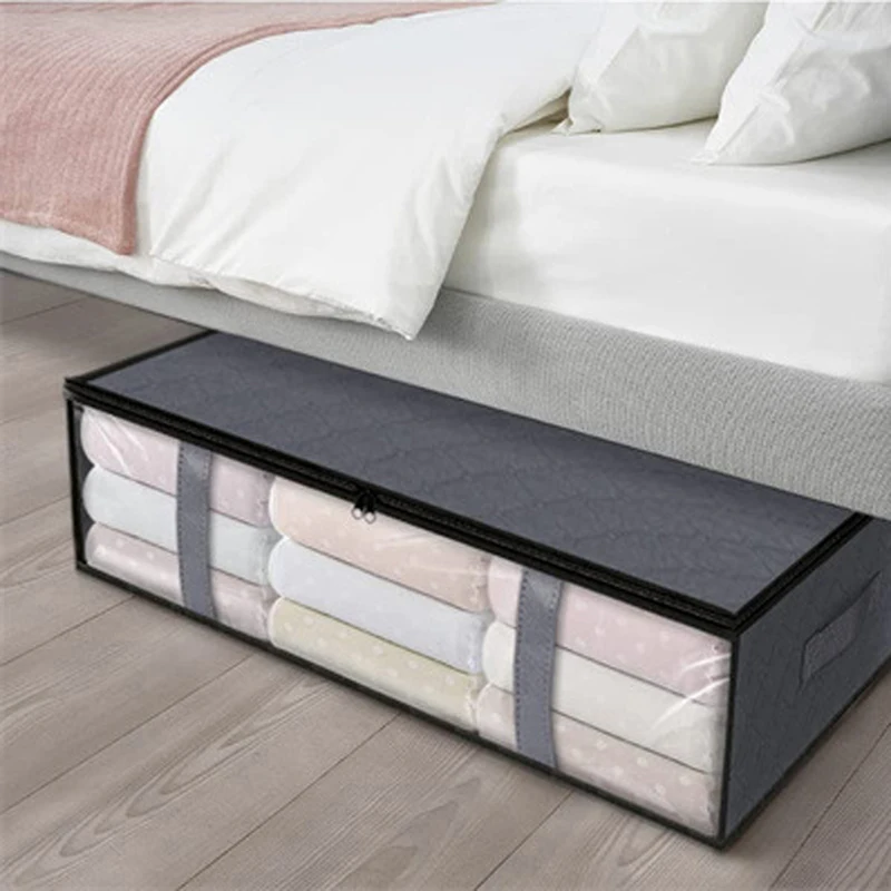 Clothes Storage Containers - Under Bed Storage Containers with Handles ...