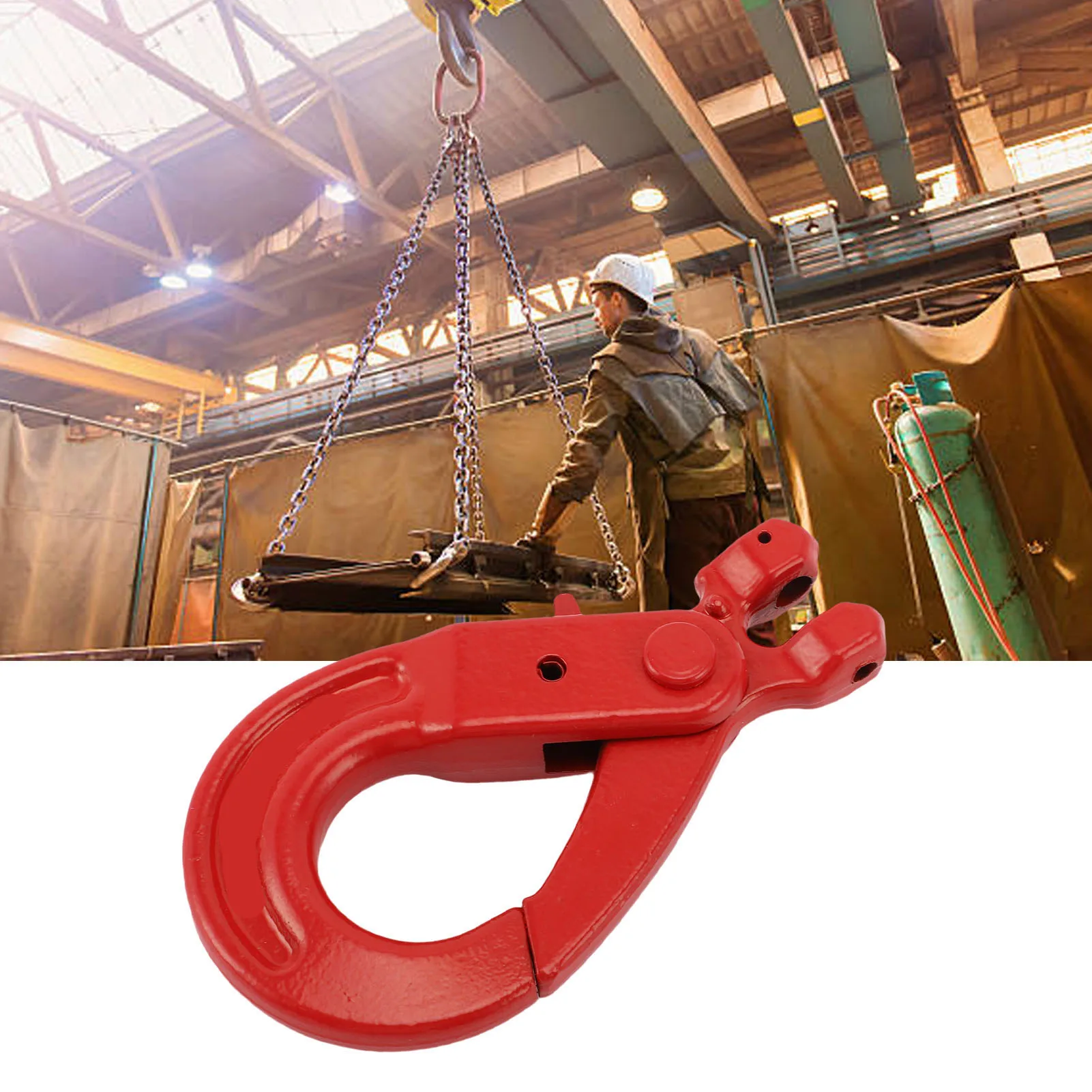 Alloy Steel Clevis Slip Hook 2T Load Bearing G80 Safety Chain Hook for ...