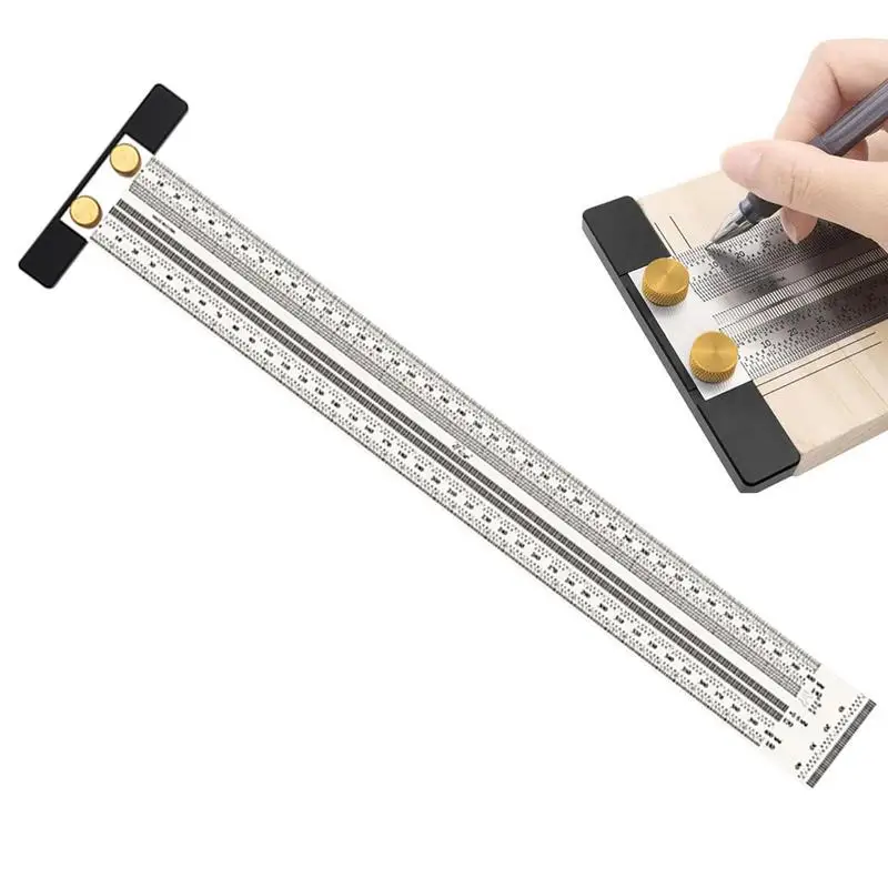 T-Type-Marking-Ruler-Stainless-Steel-T-Type-Hole-Ruler-T-shaped-Scriber ...