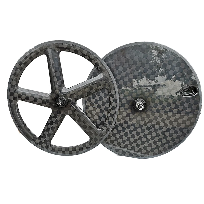 Factory-Time-Trial-Disc-Wheelset-Carbon-5-Spokes-Five-Wheels-Rear-for ...