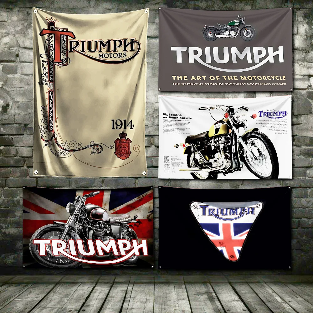 60x90cm-T-TRIUMPHS-Flag-Polyester-Digital-Printing-Banner-for-Garage ...