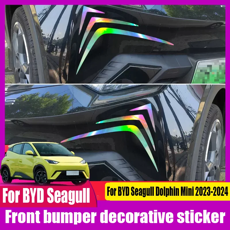 For-BYD-Seagull-Dolphin-Mini-2023-2024-Triangle-shaped-front-bumper ...