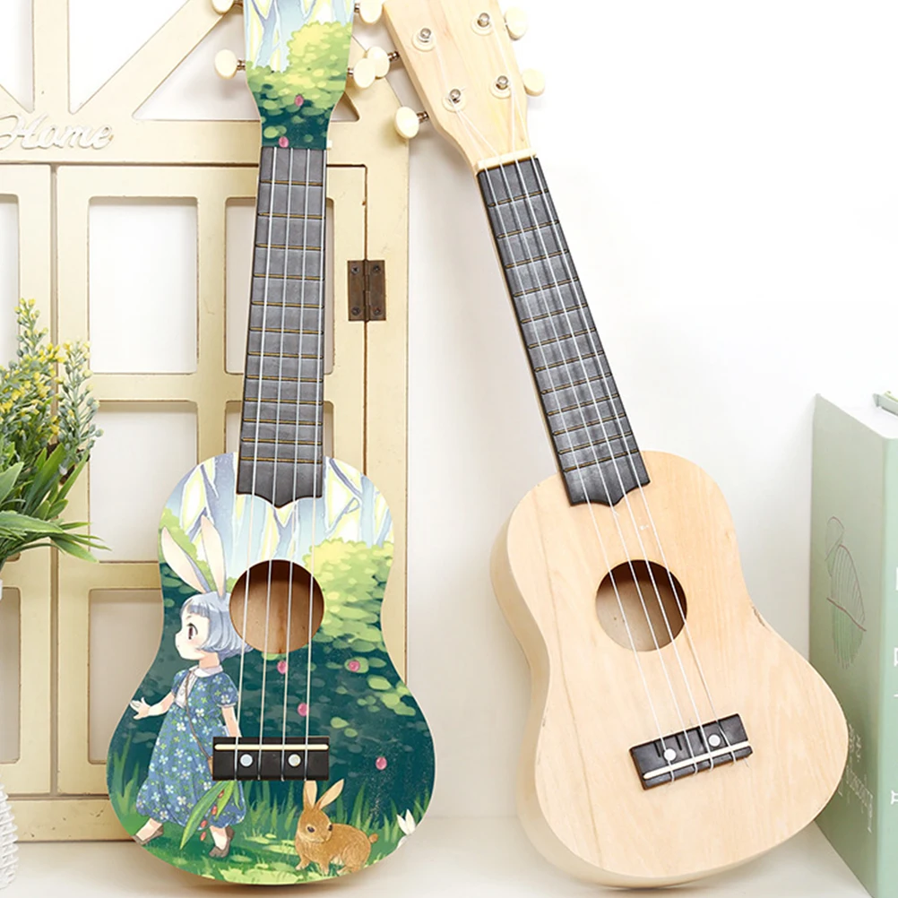 1 Set of Ukulele DIY Ukulele Kit Make Your Own Ukulele Hand Painting ...