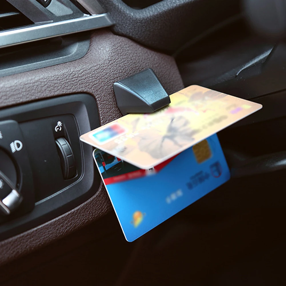 Auto Fastener Card Bill Holder Mount Portable Car Parking Card Clamp ...
