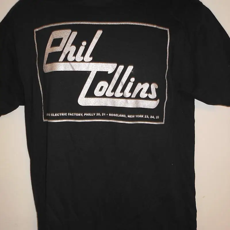 PHIL COLLINS OFFICIAL OLD STOCK MERCH BAND CONCERT MUSIC T SHIRT EXTRA ...