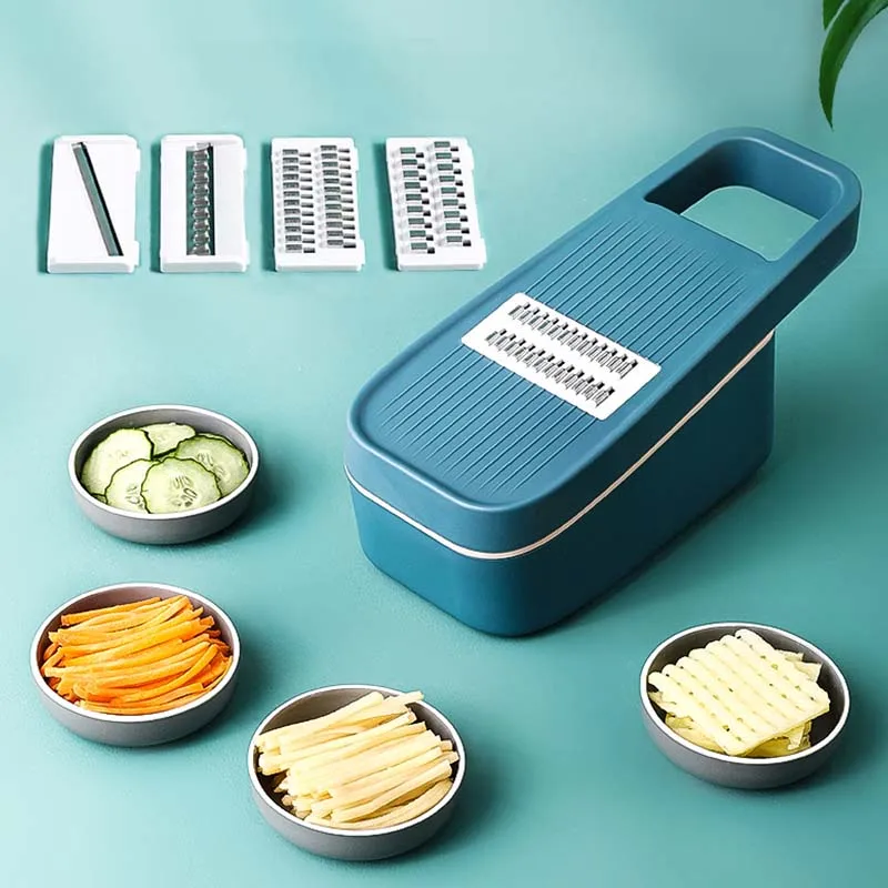 Fruit-Vegetable-Cutter-Peeler-Bowl-Kitchen-Drain-Basket-Multifunction ...