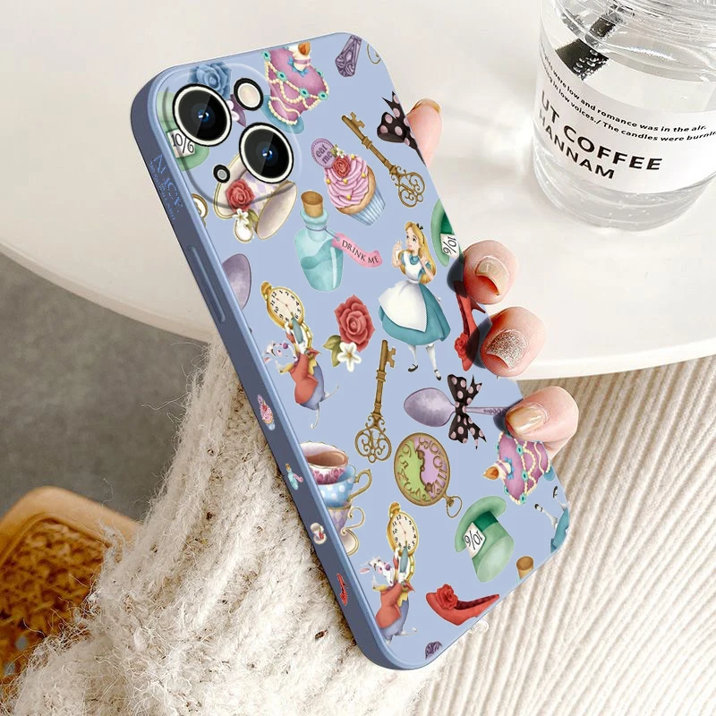 NEW Alice in Wonderland Phone Case For Apple iPhone 14 13 12 mini 11 ...