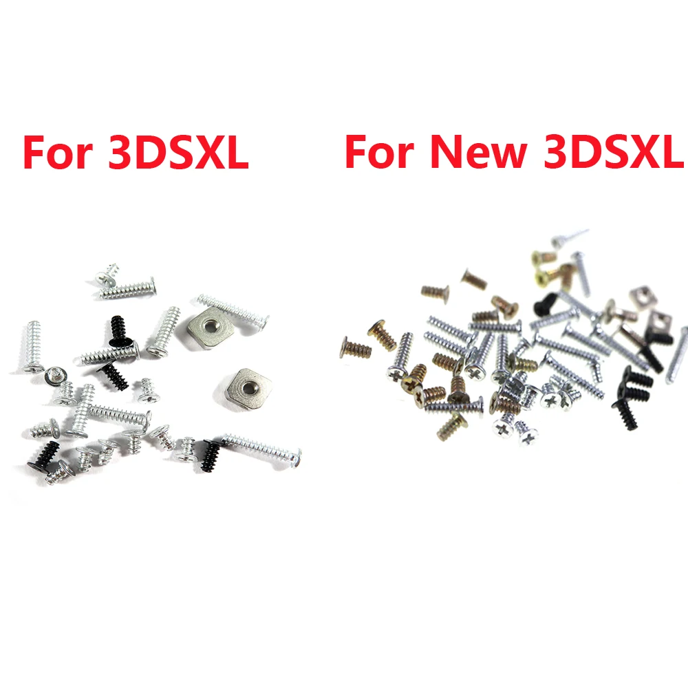 1set Complete Screw Screws Sets for 3DSLL 3DS LL 3DS XL 3DSXL console ...