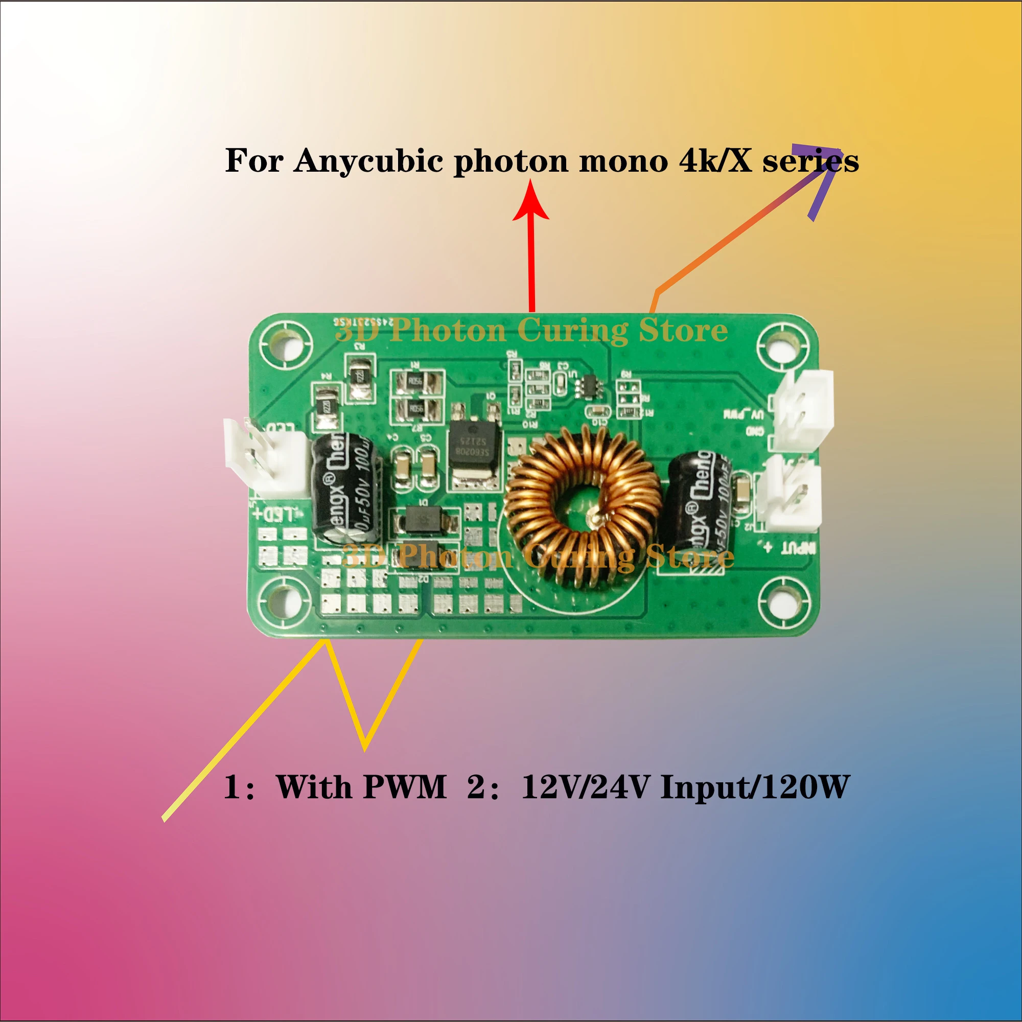 405-UV-LED-Purple-Light-Source-Driver-Board-Constant-Current-Board-for ...