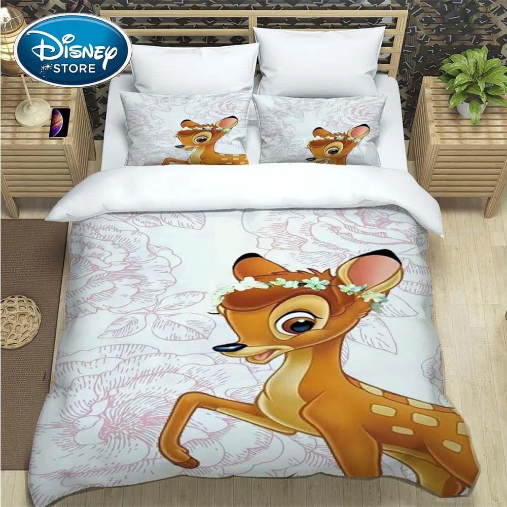 Disney-Bambi-Pattern-Quilt-Cover-Pillowcase-Two-or-Three-Piece-Multi ...