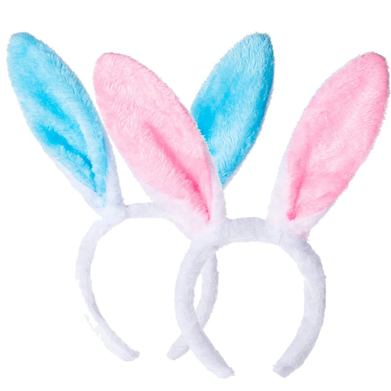 Cute-Easter-Rabbit-Ear-Headband-Prop-Adult-Kids-Bunny-Plush-Hairband ...