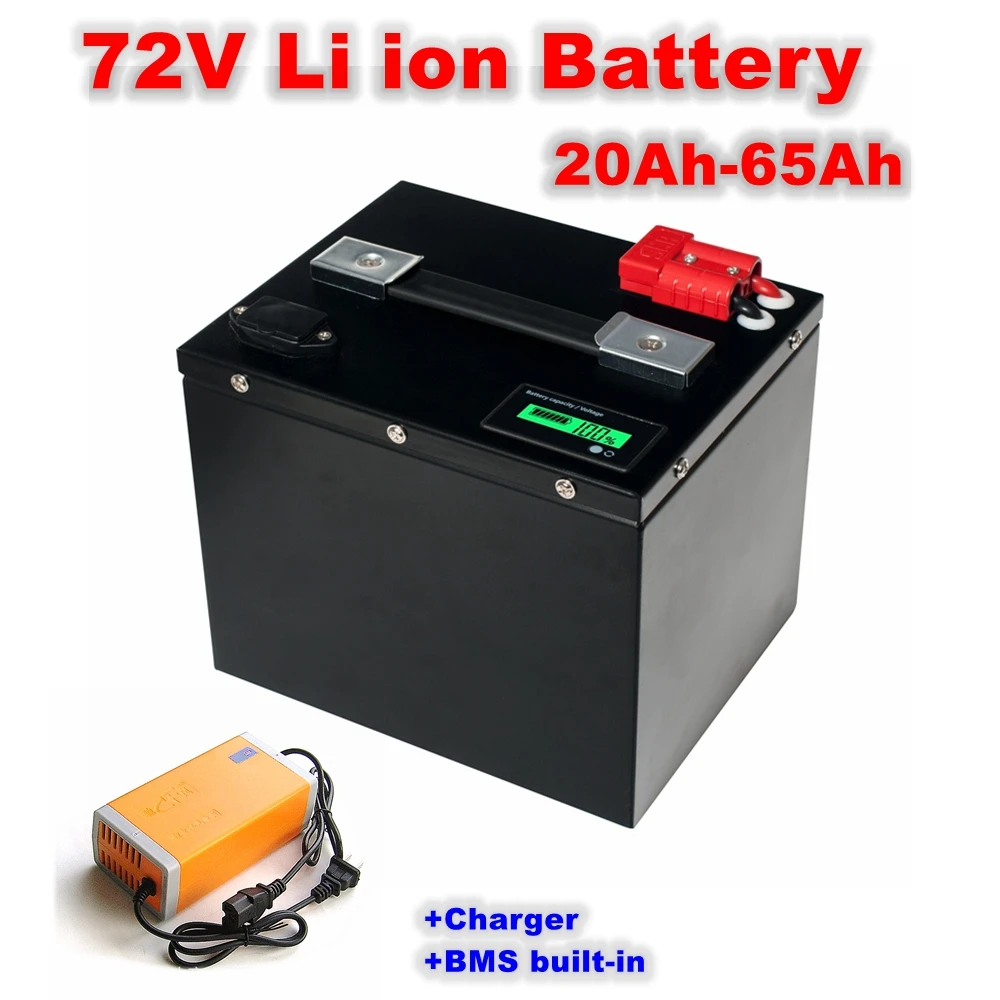72V 20Ah 35ah 40Ah 45ah 55ah 65ah Lithium ion battery with BMS for ...