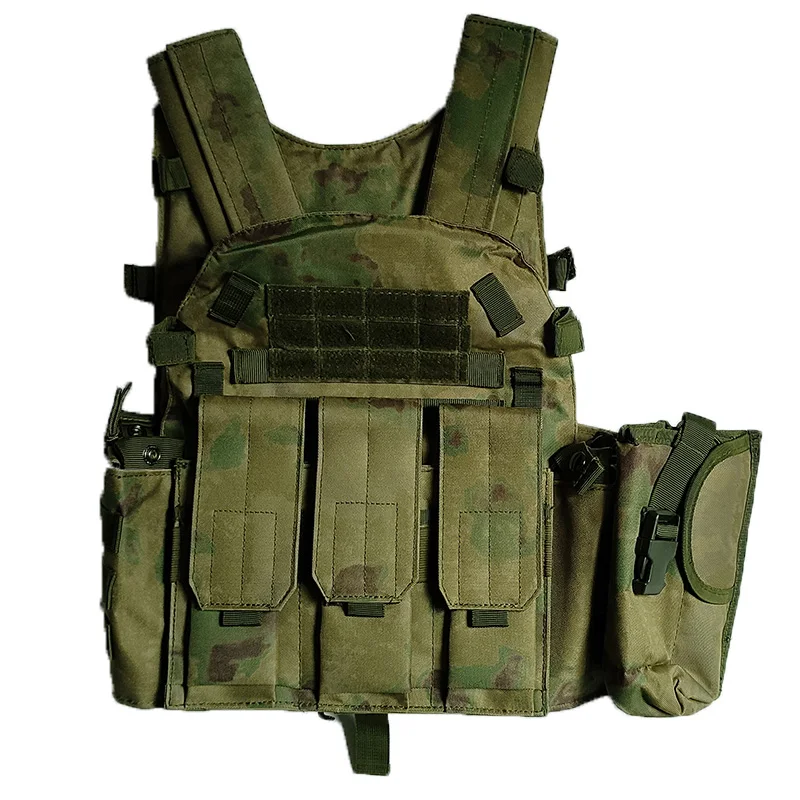 FG atacs Camo Molle Tactical Vest Body armor Hunting Plate Carrier ...