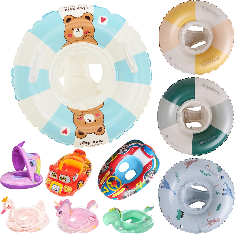 Swimming Pool Floaters for Kid Anti leakage Baby Swim Ring Tube ...