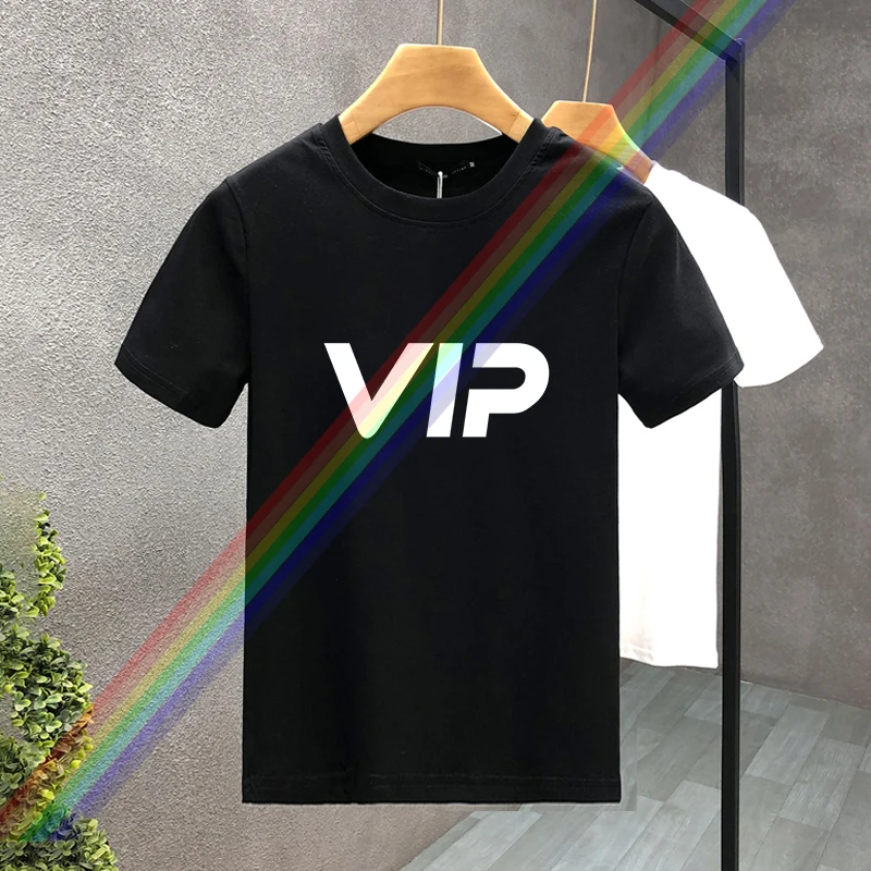 New High Quality Oversized Luxury Brand Vip Letter 100% Cotton Print ...