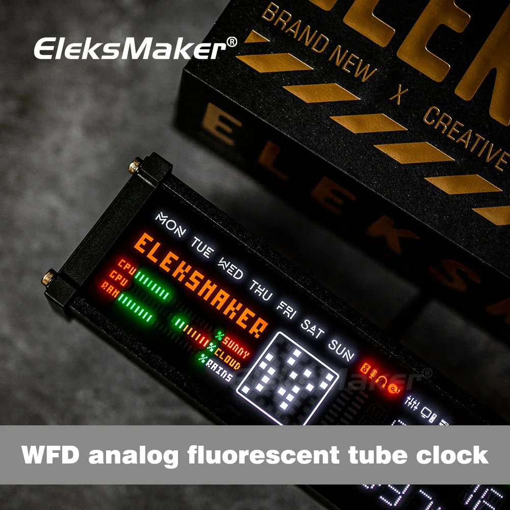 Eleksmaker Elekstube Ips Eleks Wfd Retro Glows Analog Nixie Tube ...
