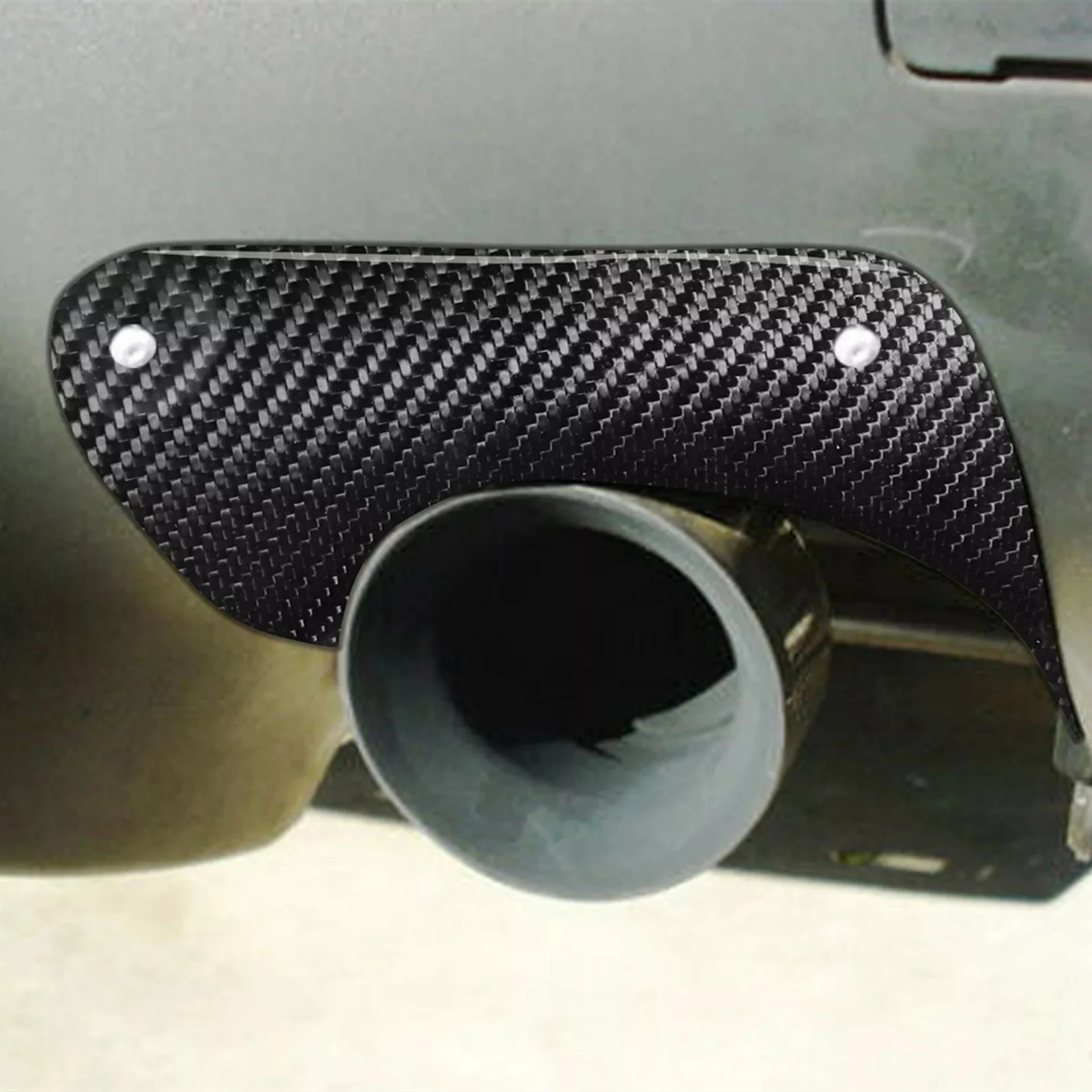 Evo Carbon Carbon Fiber Bumper Exhaust Heat Shield Protector For 2008 ...