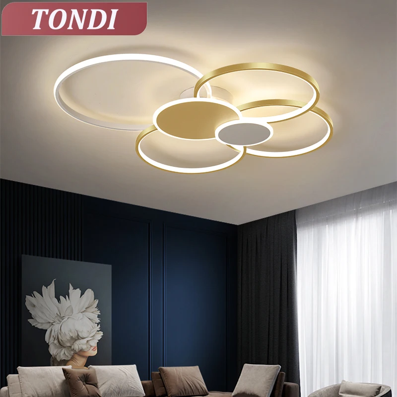 Modern-Ring-LED-Living-Room-Ceiling-Light-Bedroom-Dining-Kitchen ...