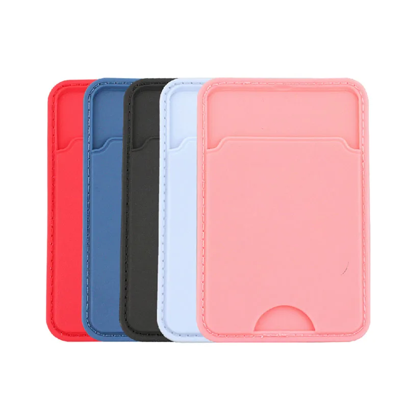 Universal Self-Adhesive Sticker Card Sleeves Phone Wallet Case Stick On ...