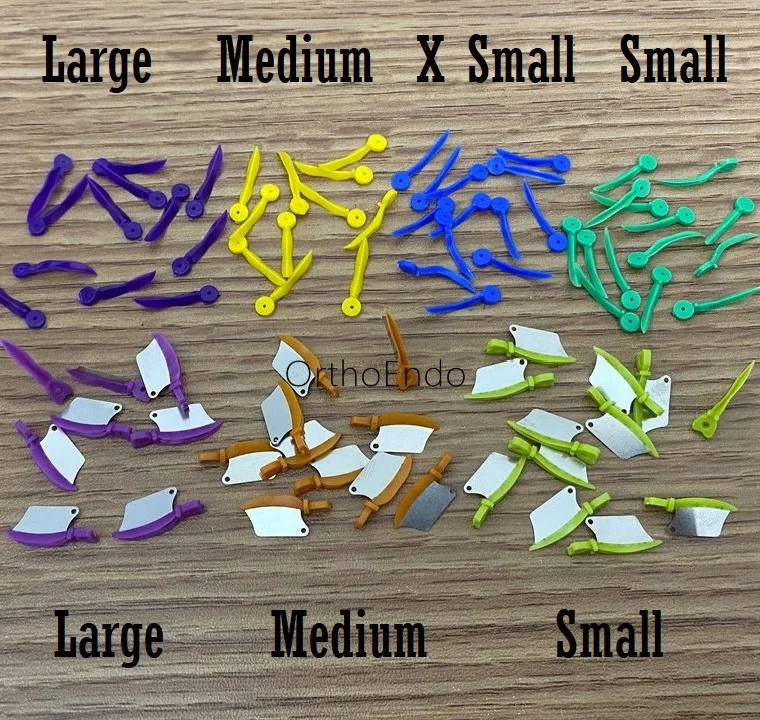 Dental Matrix Fender Wedges with metal blade Concave Interproximal ...