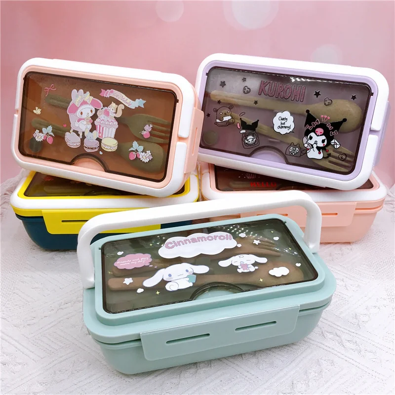 Sanrio-Kawaii-Hello-Kitty-Lunch-Box-Cinnamoroll-Kuromi-Girl-Cartoon ...