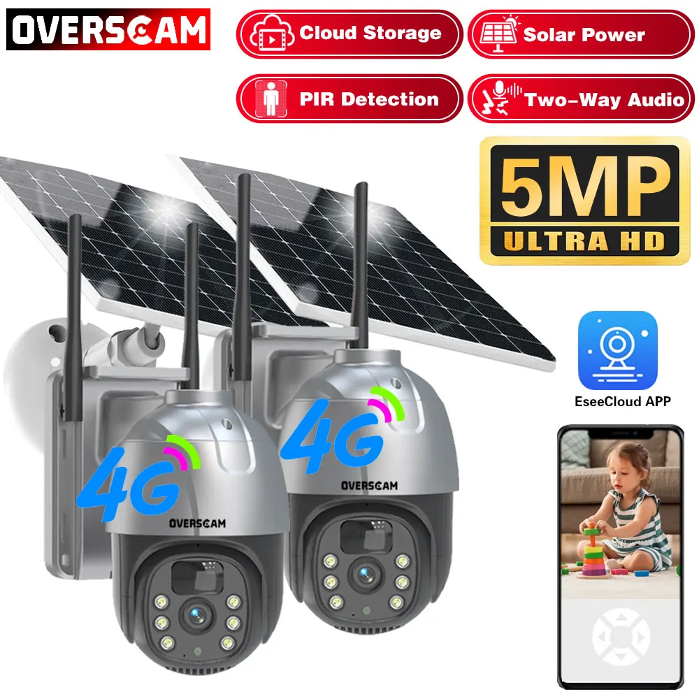 5MP-4G-Sim-Card-Solar-PTZ-Camera-Built-In-Battery-AI-PIR-Motion ...
