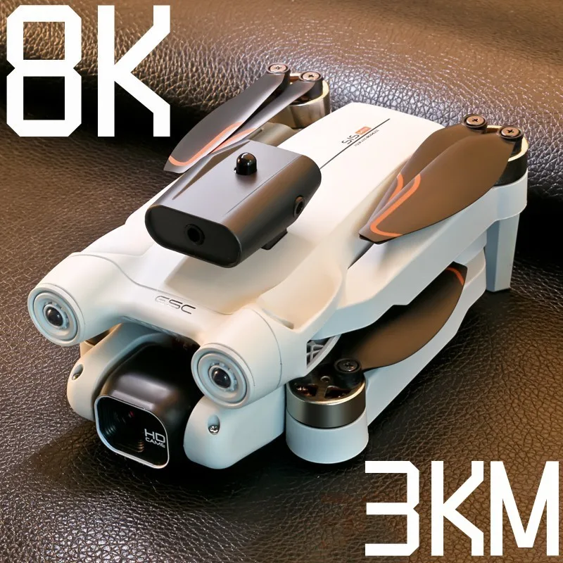 S1S 미니 드론 8k 전문 8K HD 카메라, 장애물 회피 항공 사진, 브러시리스 접이식 쿼드콥터, 3km, 신제품| | - AliExpress