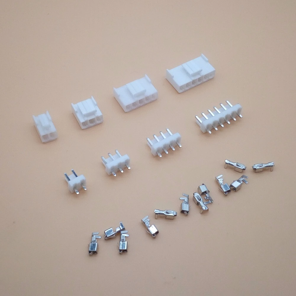 10sets VH 3.96mm 2P 3P 4P 5P 6 Pin Male Plug + Female Housing + Terminals VH3.96 Connector ...